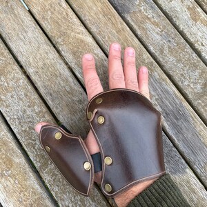 Leather Hand Guards (made to Order) - Etsy