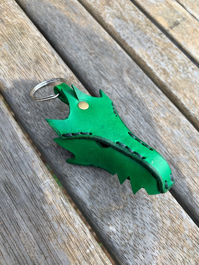 Dragon Head Keyring (made to Order) - Etsy