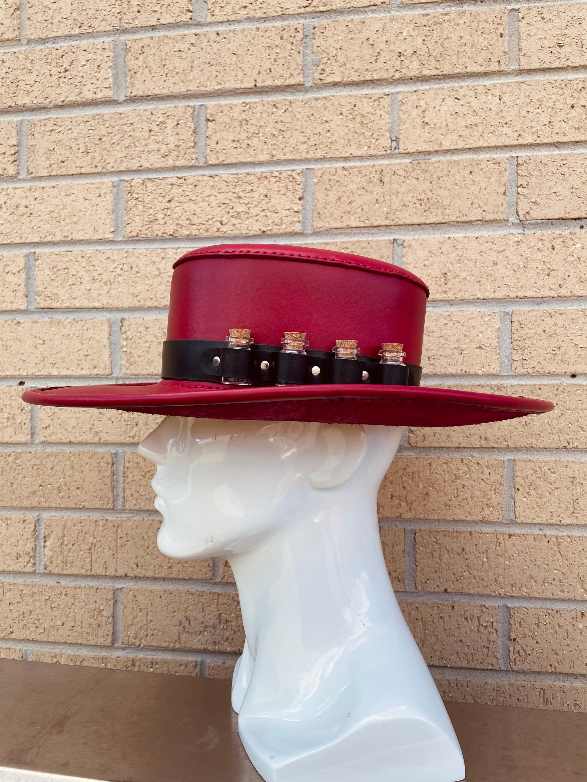 Leather Hat: The Alchemist Made to Order | Etsy