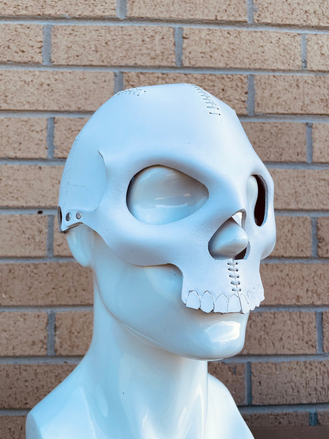 Leather Skull Mask (made to Order) - Etsy