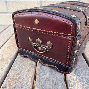 Leather Treasure Chest (made to Order) - Etsy