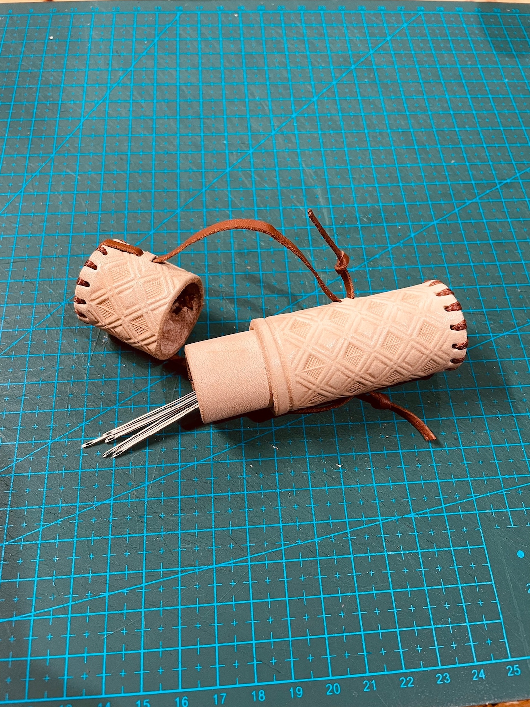 Handmade Leather Needle Case (made to Order) - Etsy