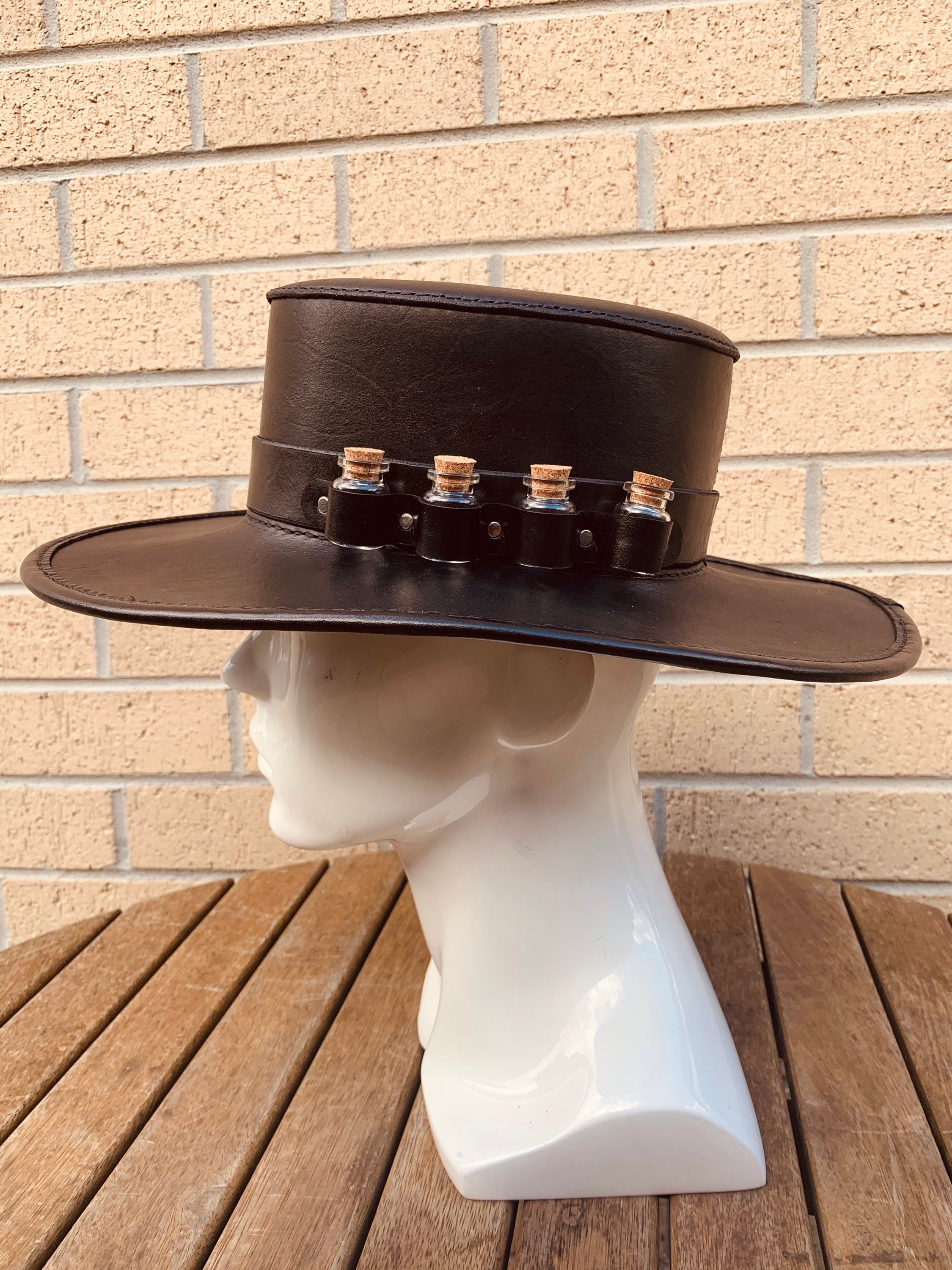 Leather Hat: The Alchemist Made to Order | Etsy
