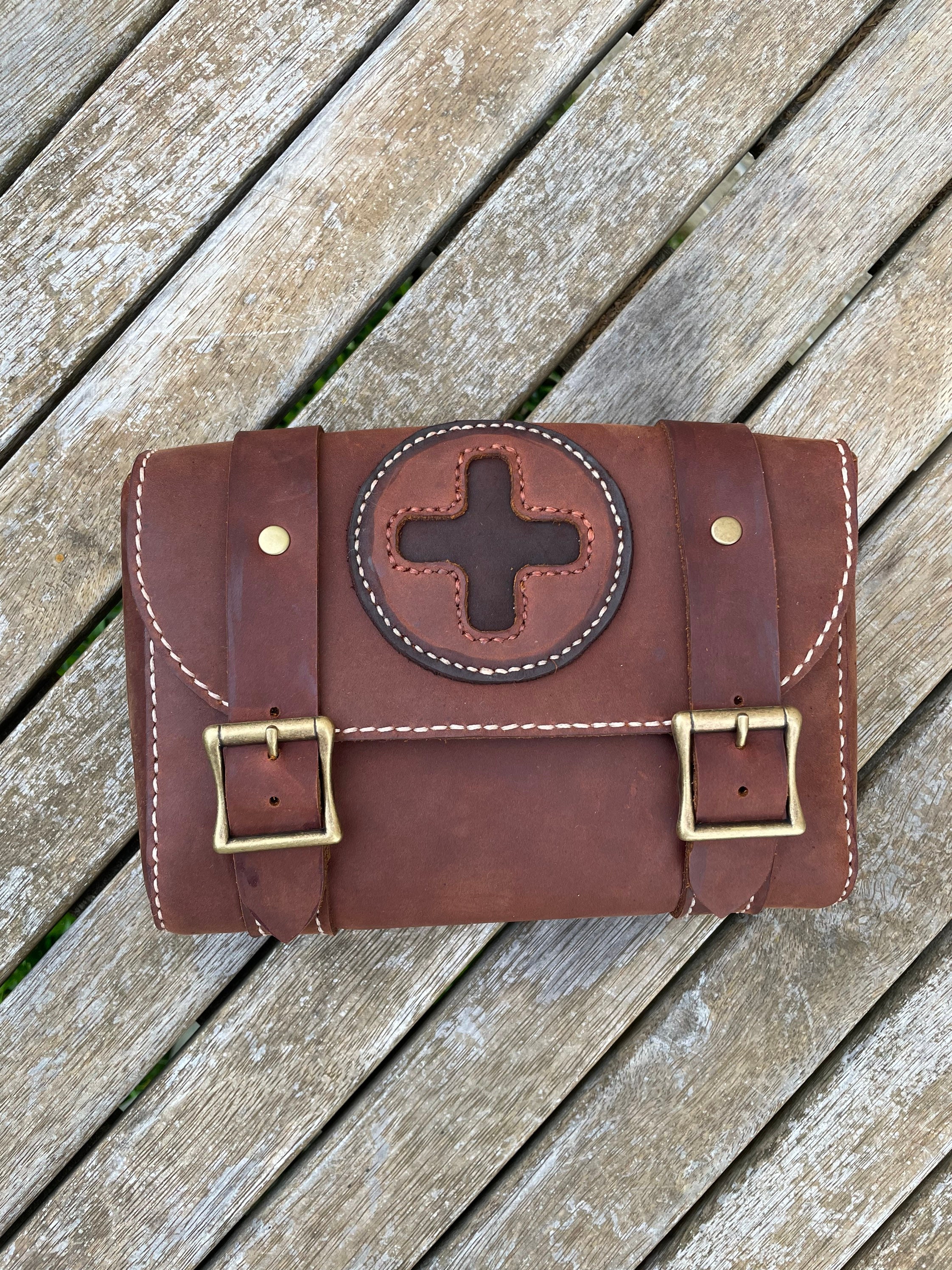 Leather First Aid Pouch (made to Order) - Etsy