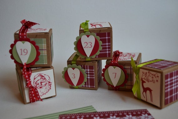 Advent Calendar Christmas Calendar Boxing - Etsy