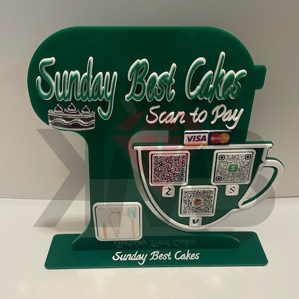 Mixer Qr Code Stand - Etsy