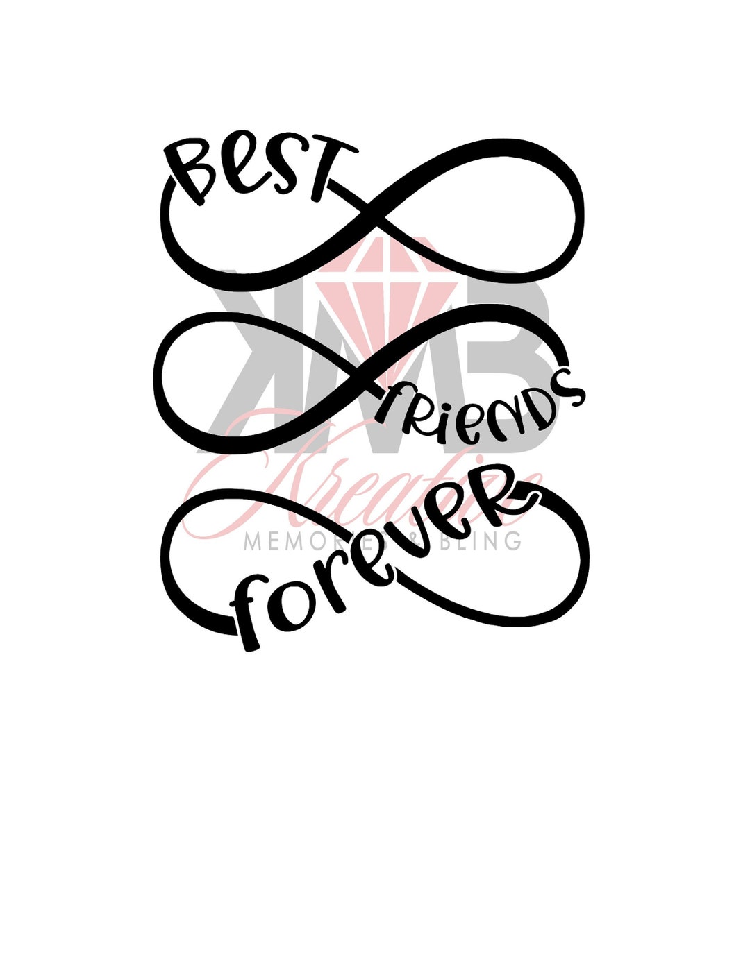 Best Friends Forever-best Friends-friends-forever-infinity - Etsy