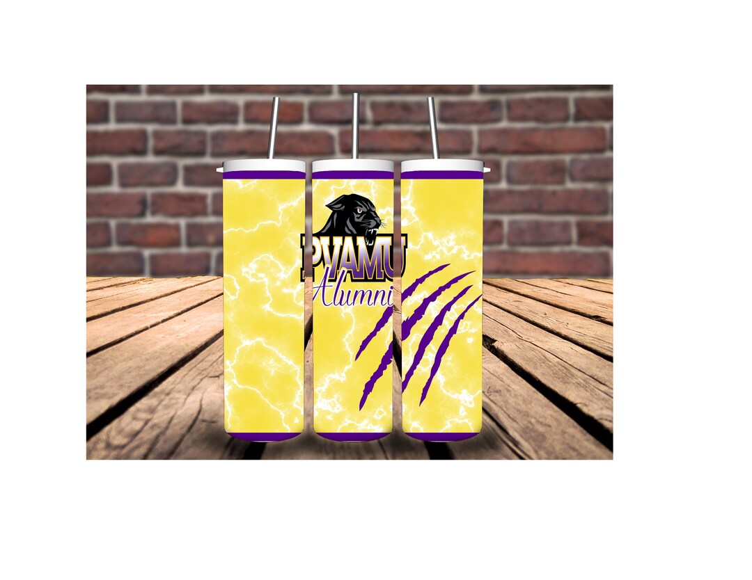 PVAMU Tumbler Wrap, 20oz Tumbler Sublimation, PV, Prairie View, Panther ...