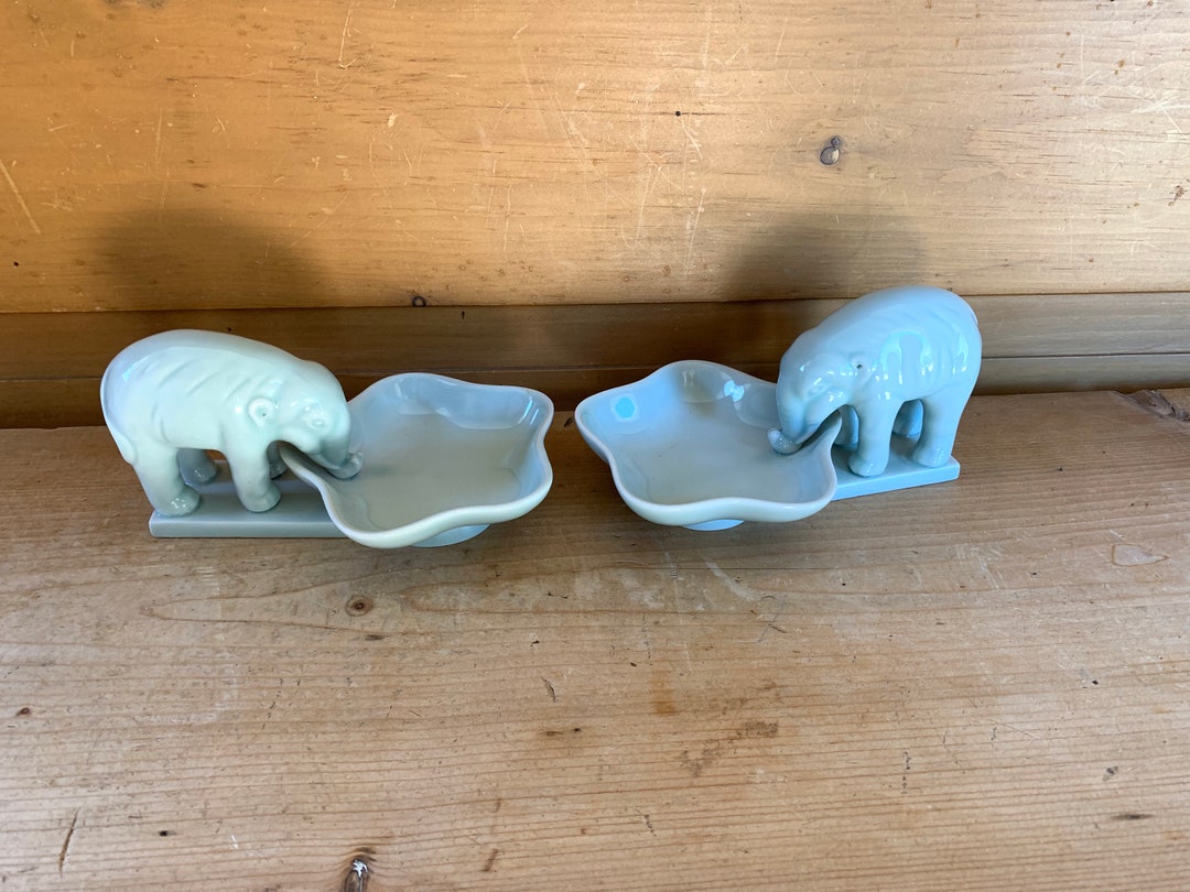 Elephant Trinket Dishes Vintage Asian Elephant Accent Bowl by Andrea ...