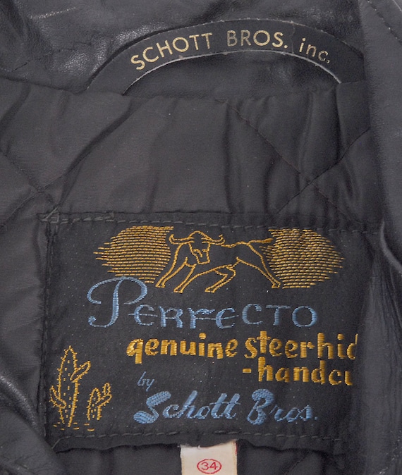 Vintage Schott Jacket - Schott Perfecto Jacket - 60s … - Gem