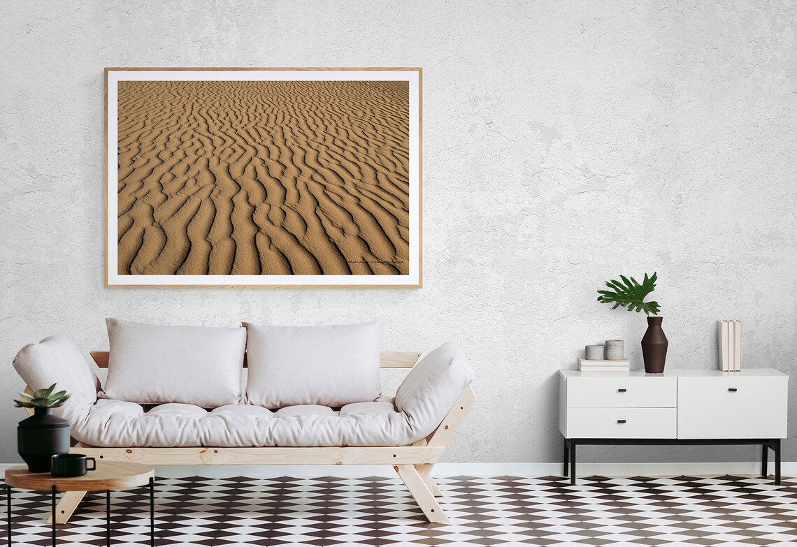 Endless Sand Dune Ripples at Eureka Dunes, Death Valley National Park ...