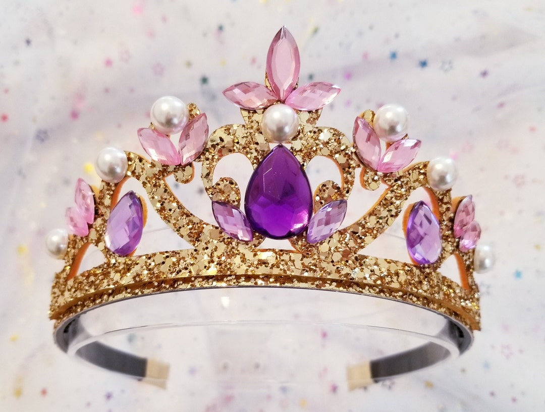 Rapunzel Crown, Rapunzel Tiara, Party Crown, Disney Headband, Princess ...