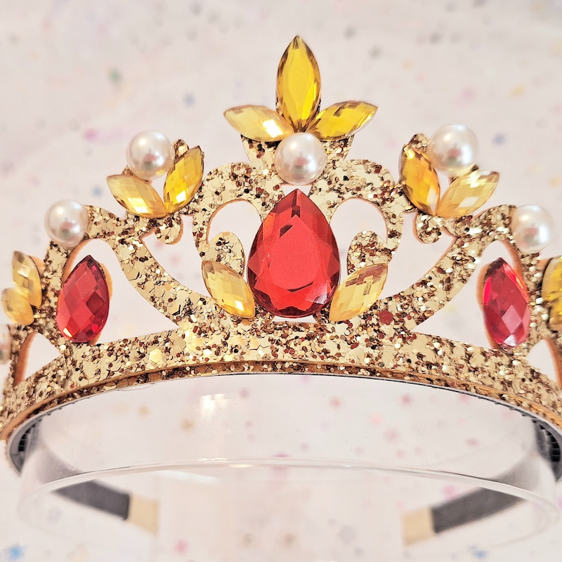 Pearl Gold Tiara Princess - Etsy