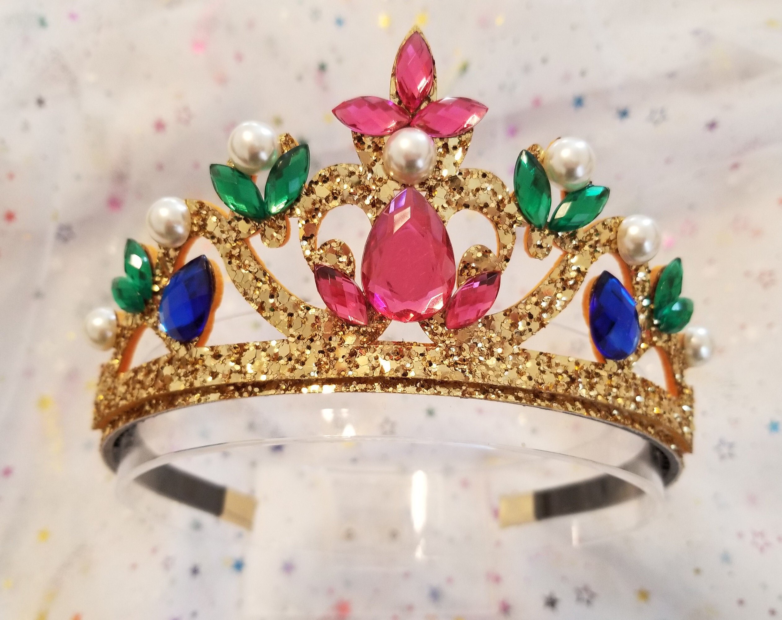 Anna Crown Anna Tiara Party Crown Frozen Headband Princess - Etsy