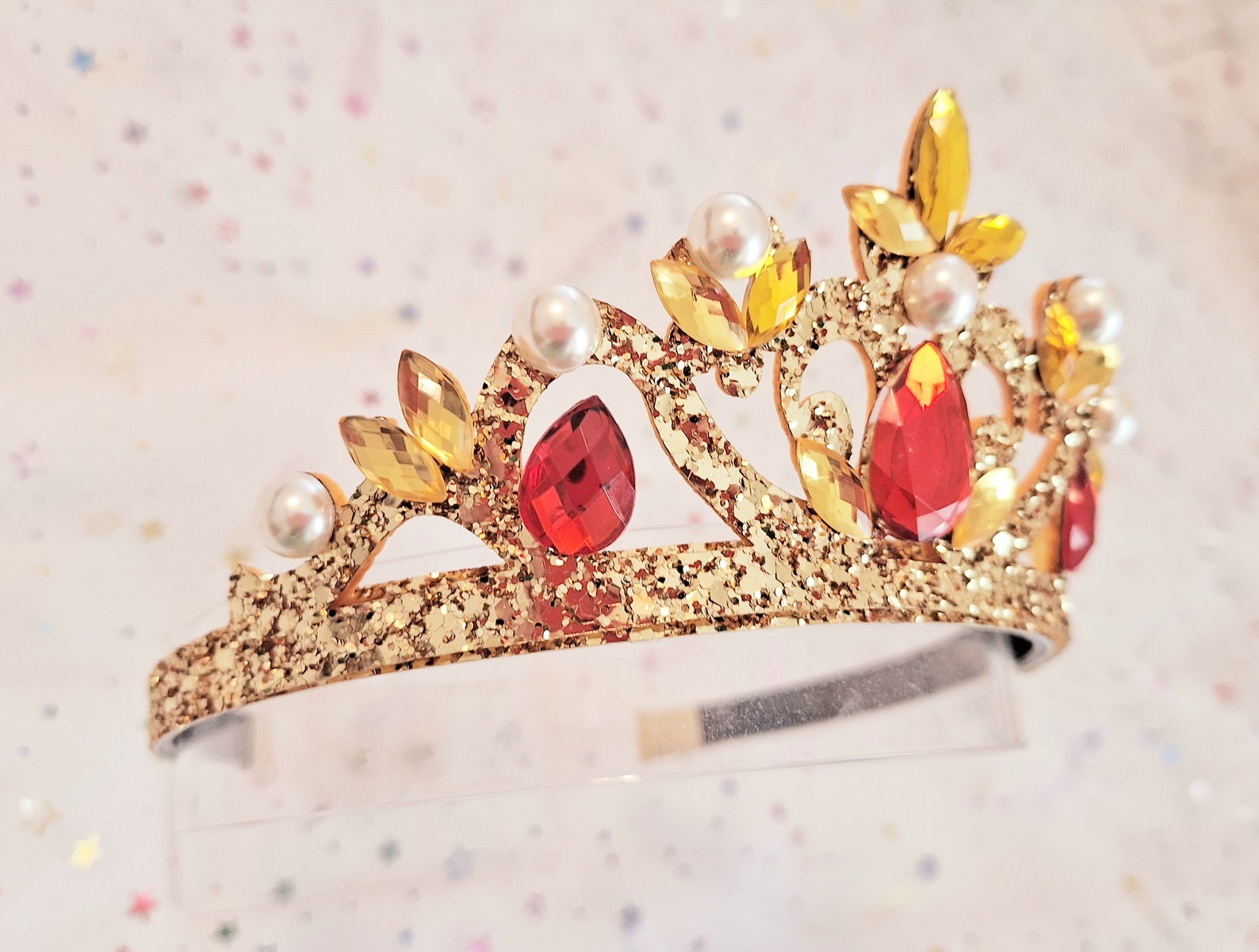 Belle Crown, Birthday Crown, Belle Headband, Princess Tiara, Disney ...