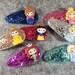 Princess Hair Snap, Disney Princess Snap, Glitter Snap Clips, Glitter ...