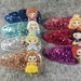 Princess Hair Snap, Disney Princess Snap, Glitter Snap Clips, Glitter ...