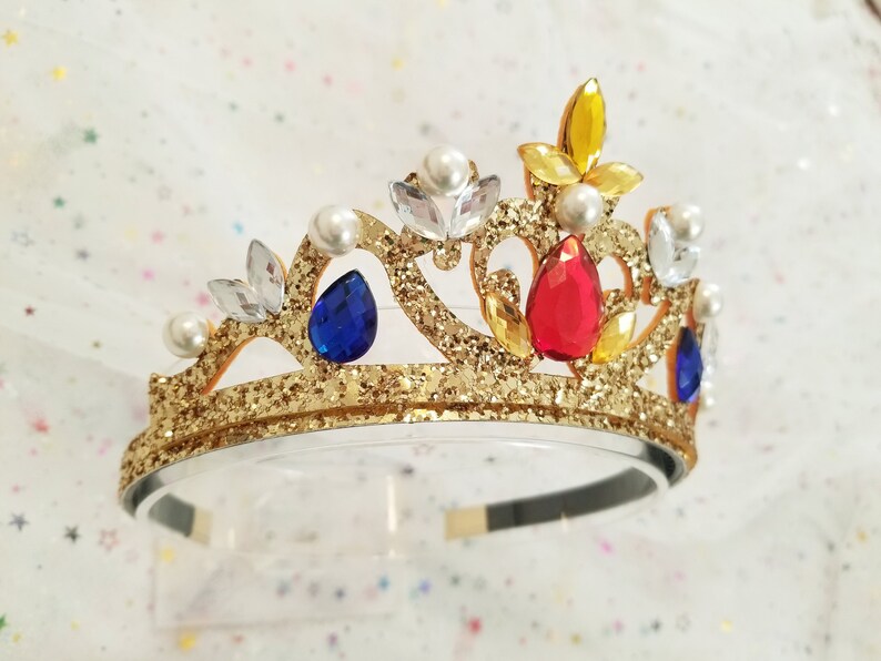 Snow White Crown Party Crown Disney Headband Princess - Etsy