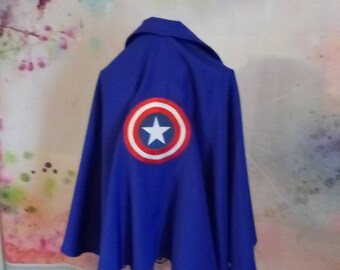 Captain America Cape - Etsy