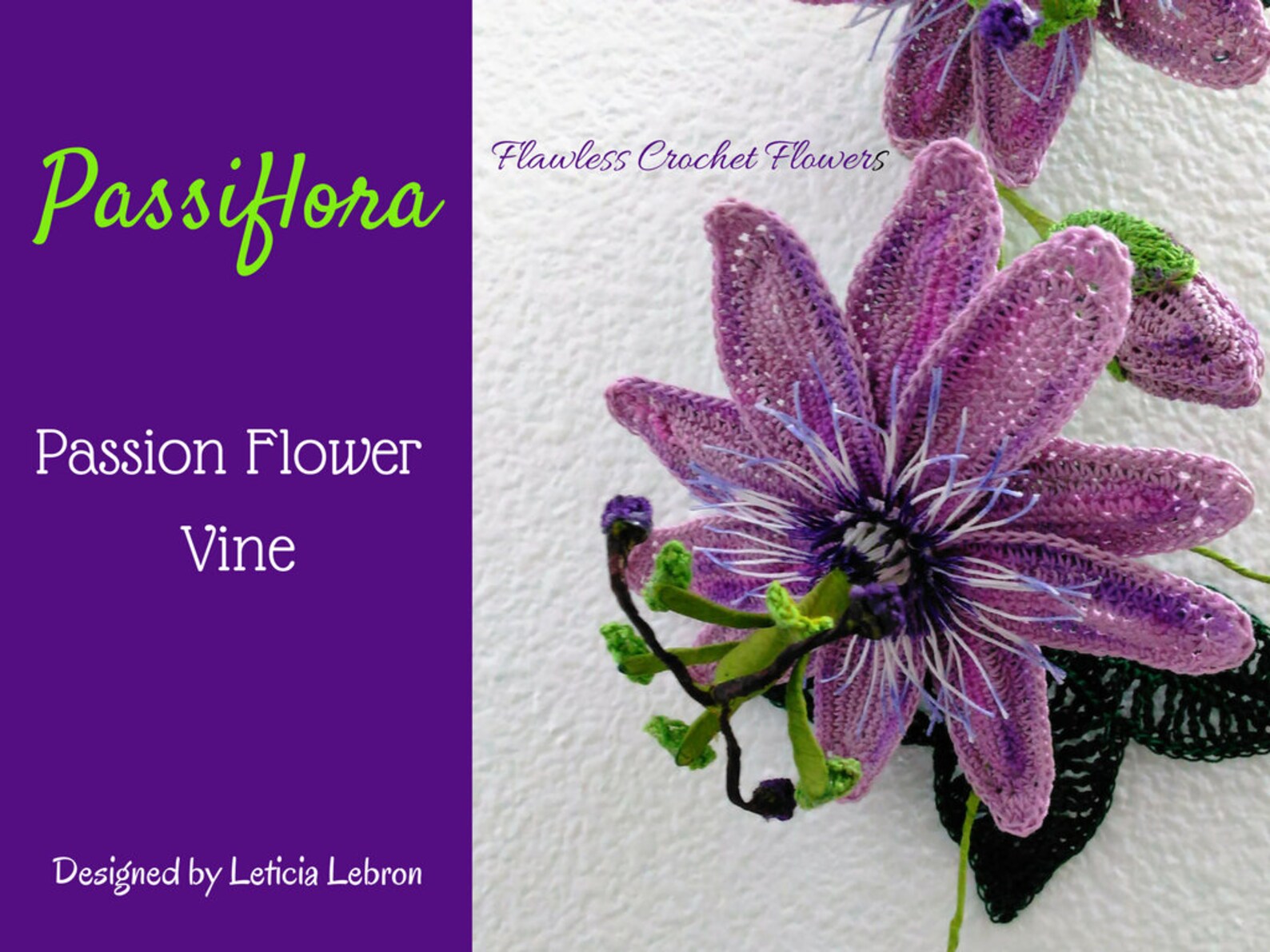 Passion Flower Pattern Passion Flower Plant Crochet Flowers - Etsy Canada