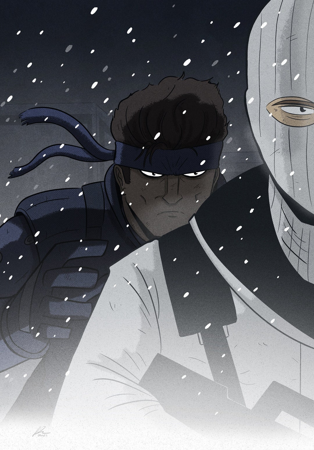 Solid Snake A4 Print - Etsy