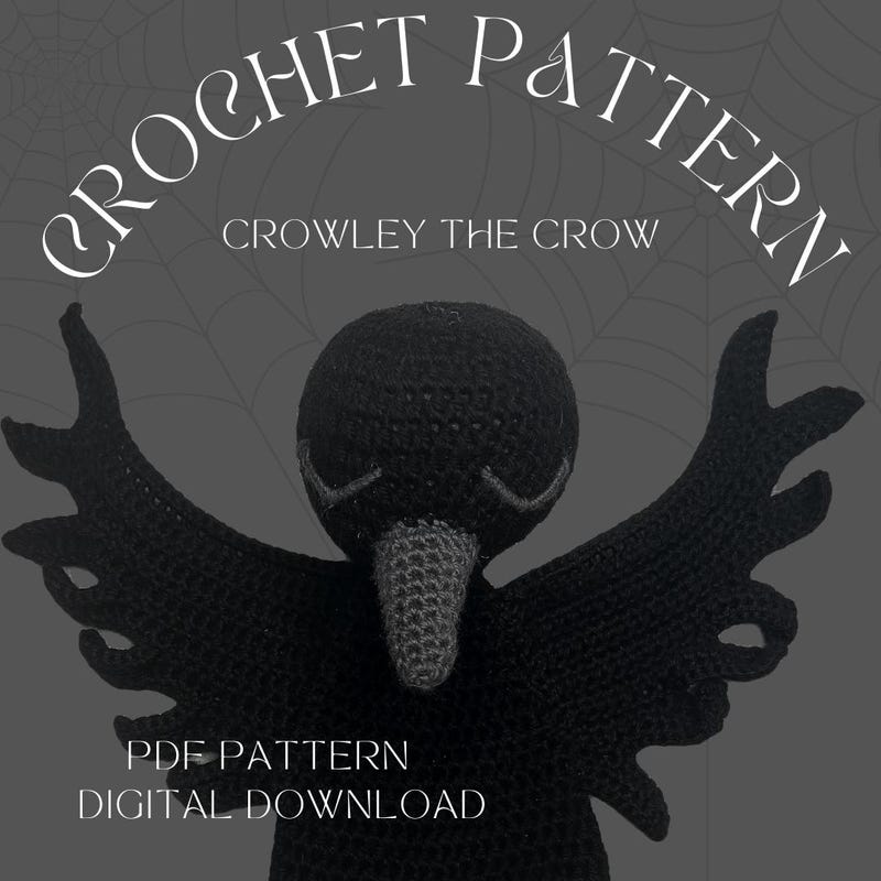 Crow Applique - Etsy