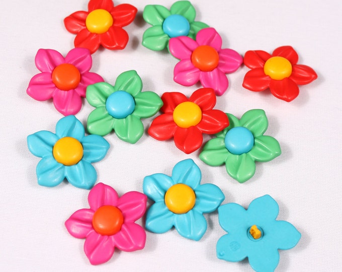 2 botones de flores, 38mm, nylon, tallo 8304 - Etsy España