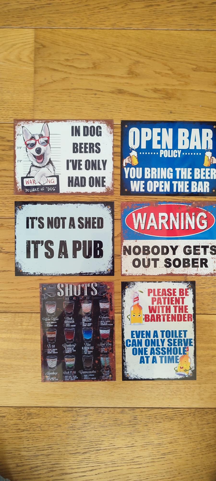 Various Metal Signs Plaques Funny Gifts Rustic NEW Tin Garden - Etsy UK
