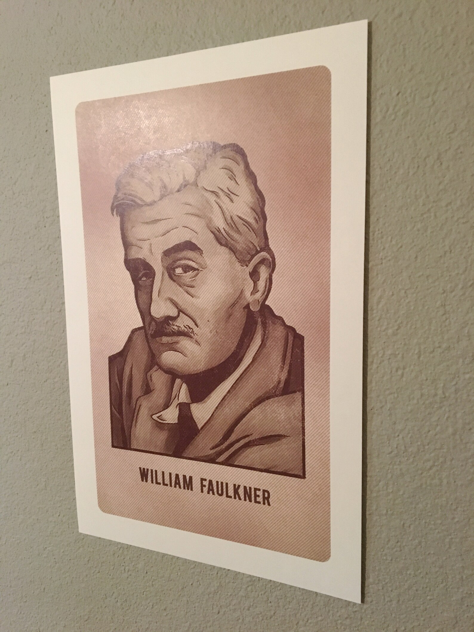 William Faulkner Print - Etsy