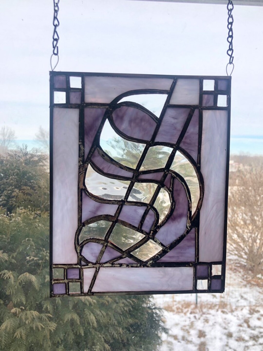 Stained-glass Monogram S - Etsy