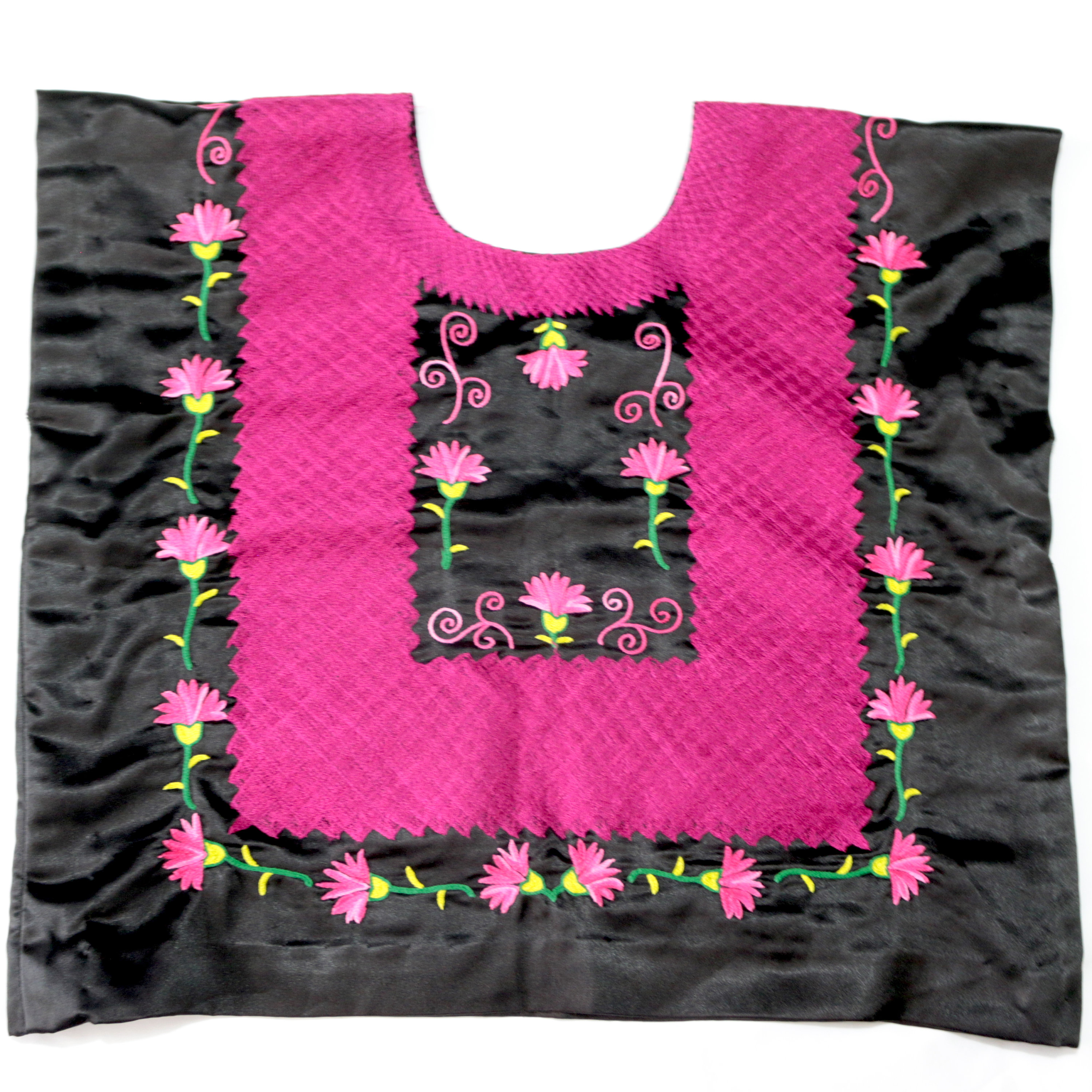 Tehuana Huipil Made by Mexican Hands: Mexican Blouse With Hand ...