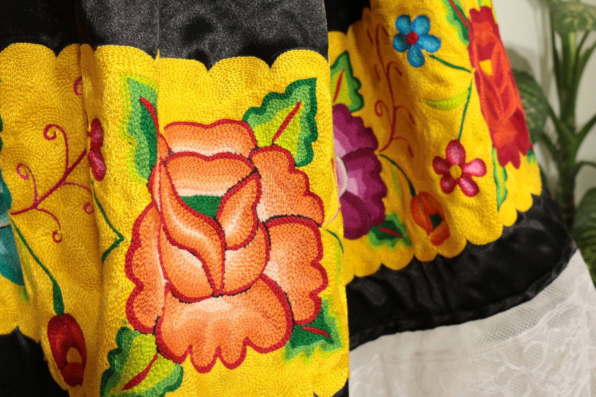 Frida Dress: Tehuana Dress From Tehuantepec, Mexico, Mexican Art Made ...