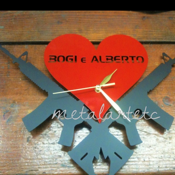 Firearms Clock - Etsy