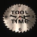 10 TOOL TIME Circular Saw Blade CLOCK Real Steel Metal Art Handmade in ...