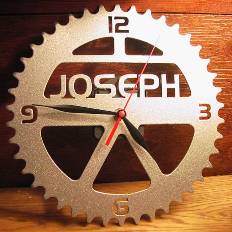 Bicycle Wall Clock - Etsy