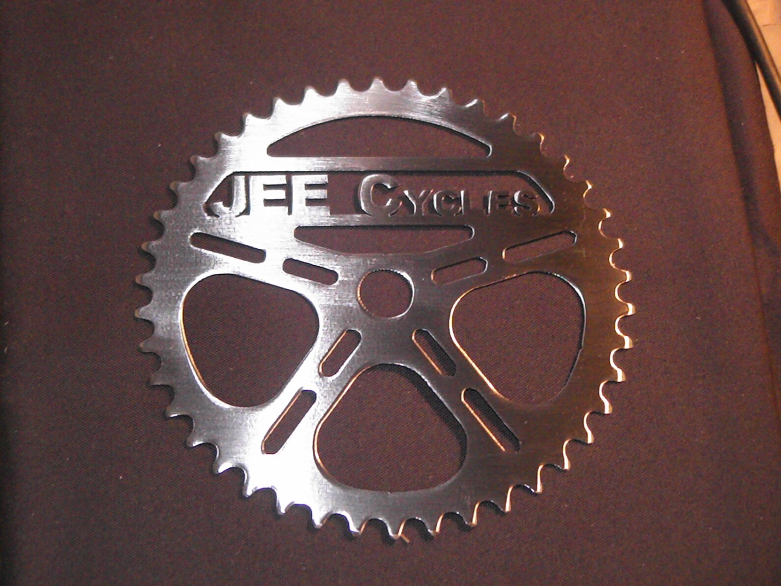 8 Bike Sprocket W/your TEXT in Real Steel Personalized - Etsy
