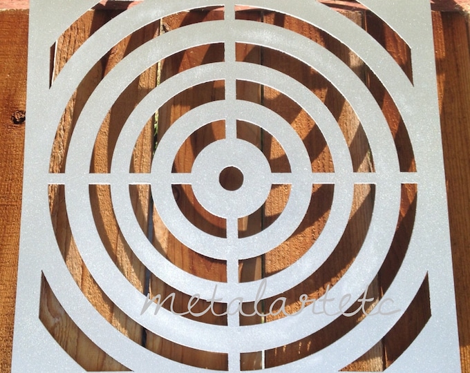 18" Metal Archery Target Template Reusable (use on Burlap, Straw Bails ...