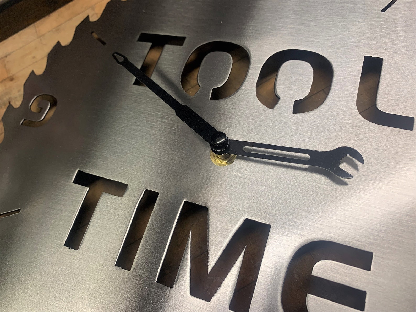 10 TOOL TIME Circular Saw Blade CLOCK Real Steel Metal - Etsy