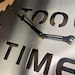 10 TOOL TIME Circular Saw Blade CLOCK Real Steel Metal Art Handmade in ...