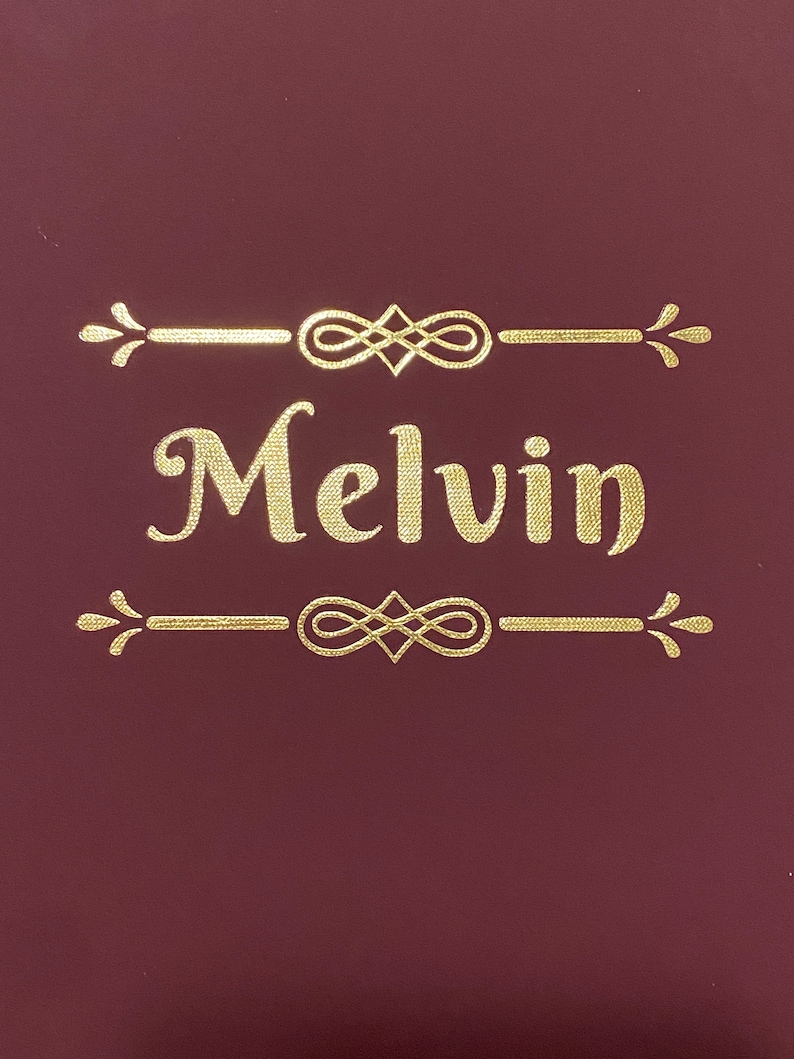 Gold Lettering Personalized Notebook Leather Journal Christmas Gift for ...