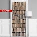 Door Mural Vintage Library. Removable Decal Self-adhesive - Etsy