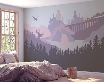 Wizards Castle Mural - Etsy
