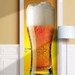 Glass of Beer Mural for Door, Wall, Fridge, Sticker, Peel and Stick ...