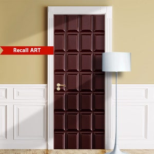 Door Mural - Chocolate Bar. Decal for Door, Window, Wall, Fridge, Peel ...