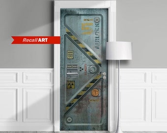 Sci Fi Door Decal | Etsy