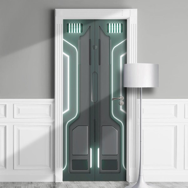 Starship Door Decal - Etsy