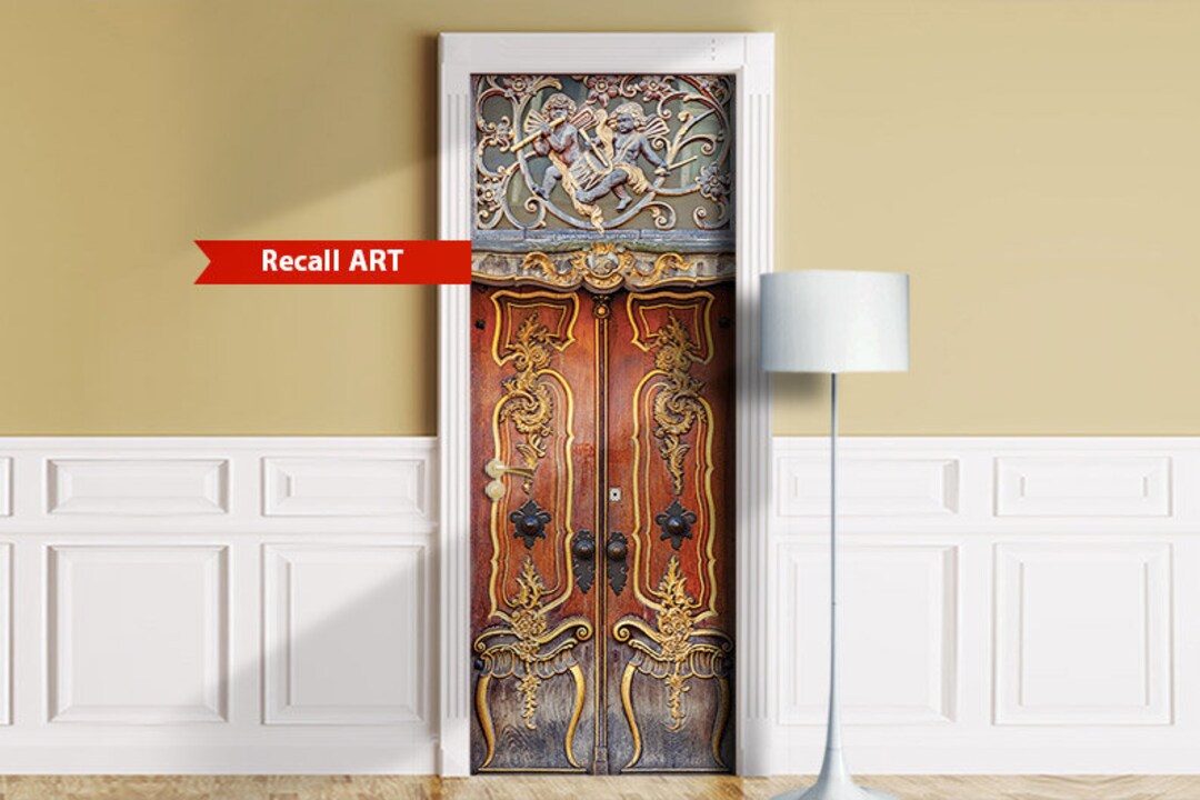 Baroque Angels - Sticker for Door, Wall or Fridge. Peel & Stick ...