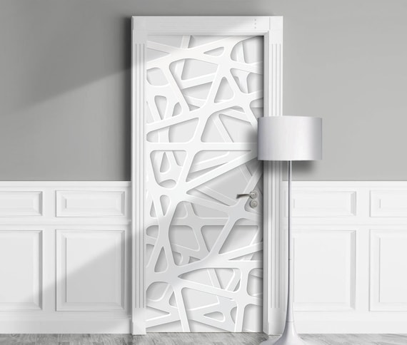 3D Mesh Door Mural Decal for Window Wall Fridge Peel - Etsy