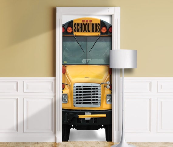 School Bus Inside Door