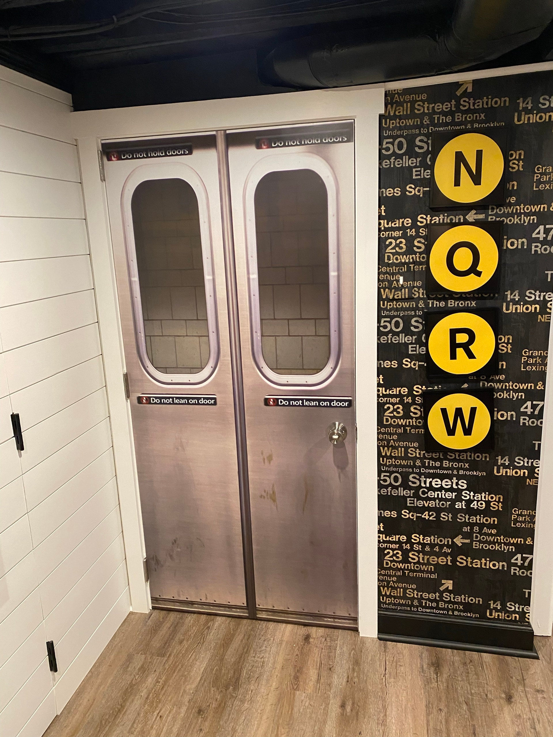 New York Subway Car, Metro Carriage, Underground. Self-Adhesive Door ...